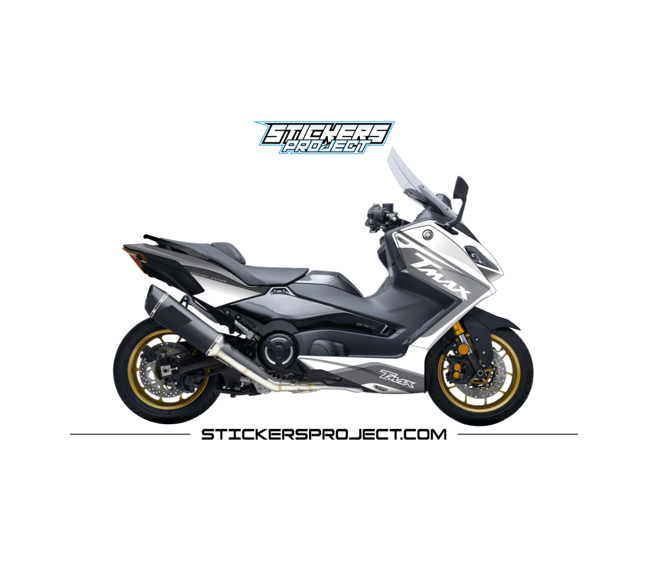 Order Yamaha T-MAX 560 2022 Graphic Kit - V2 Grey